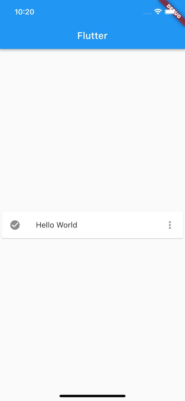 【Flutter】ListTileに影をつけて立体表示する 【Flutter】ListTileに影をつけて立体表示する