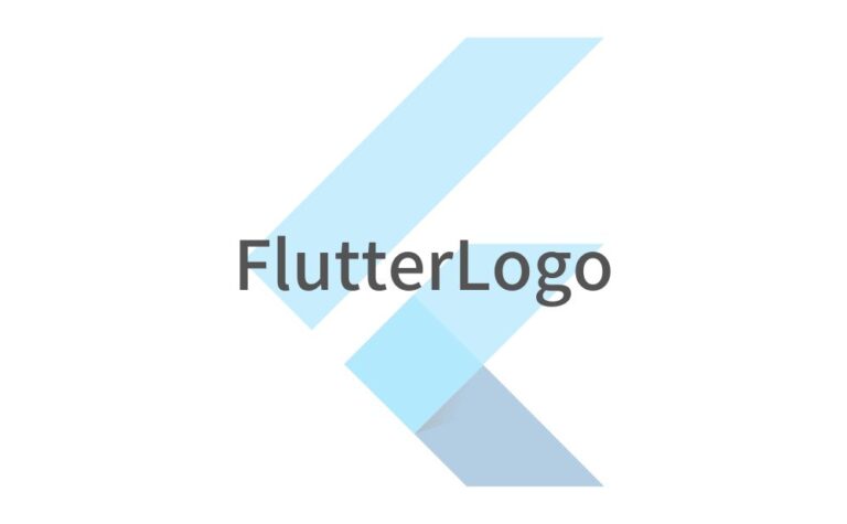 【Flutter】FlutterLogoの使い方｜ロゴを表示させる