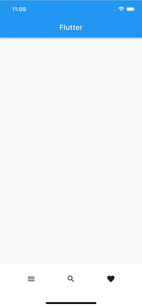 【Flutter】BottomAppBarの使い方｜画面下にナビゲーションバーを実装