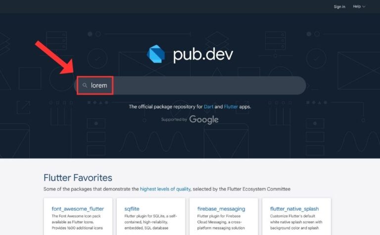 【Flutter】pub.devからパッケージをインストール｜ドキュメントの見方は？