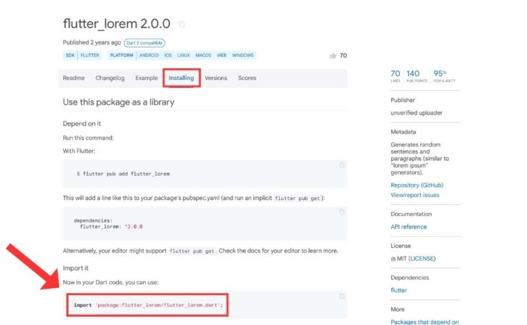 【flutter】外部パッケージをインストールできない時の対処法
