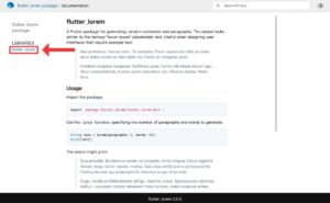【Flutter】pub.devからパッケージをインストール｜ドキュメントの見方は？
